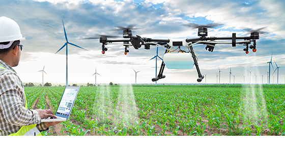 Agricultura y gestión del agua con drones